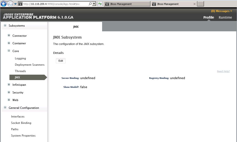 Steps for activating JMX| JBoss.org Content Archive (Read Only)